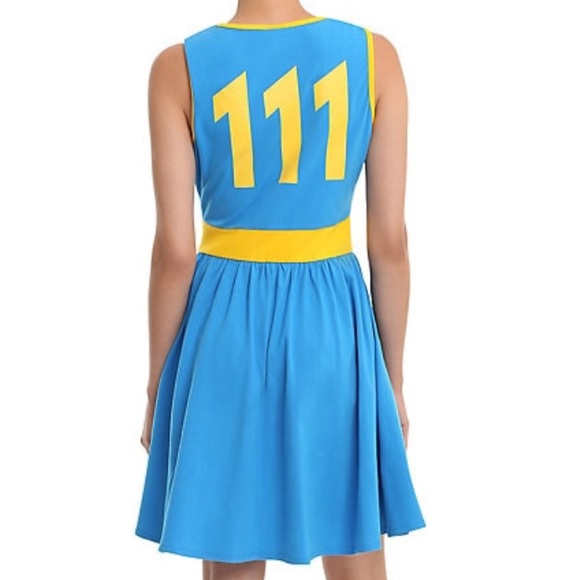 Bioworld | Dresses | New Fallout 4 Vault 11 Cosplay Dress | Poshmark